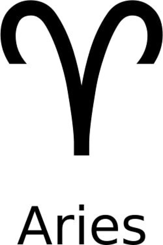 Aries zodiac symbol text 60 photos - Astrologytoyou.com