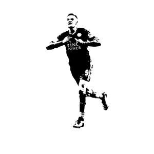 Jamie Vardy England English Football Soccer Player Kitchen Bedroom Wall ...
