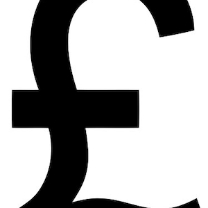 Pound Sign Money Logo Rich - Shop Pub Club Sticker Picture Decal - Etsy UK