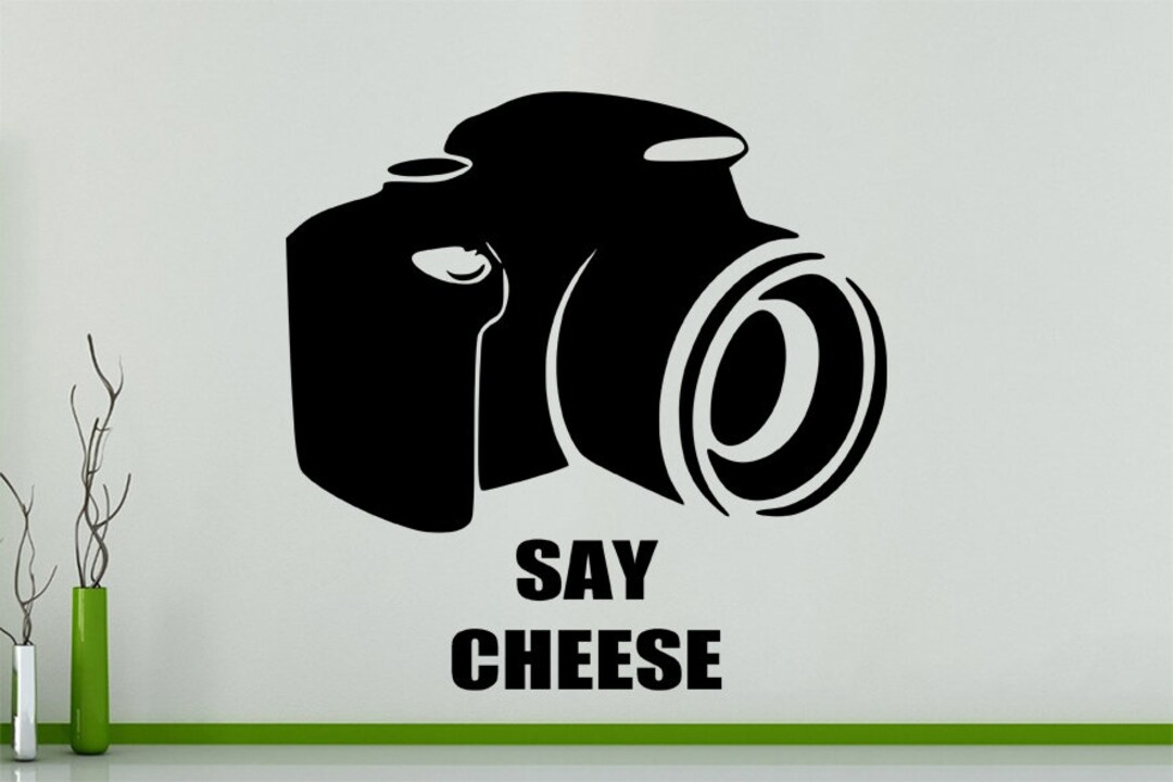 Say Cheese - Camera Picture Photography Machine Sticker Picture Decal ...