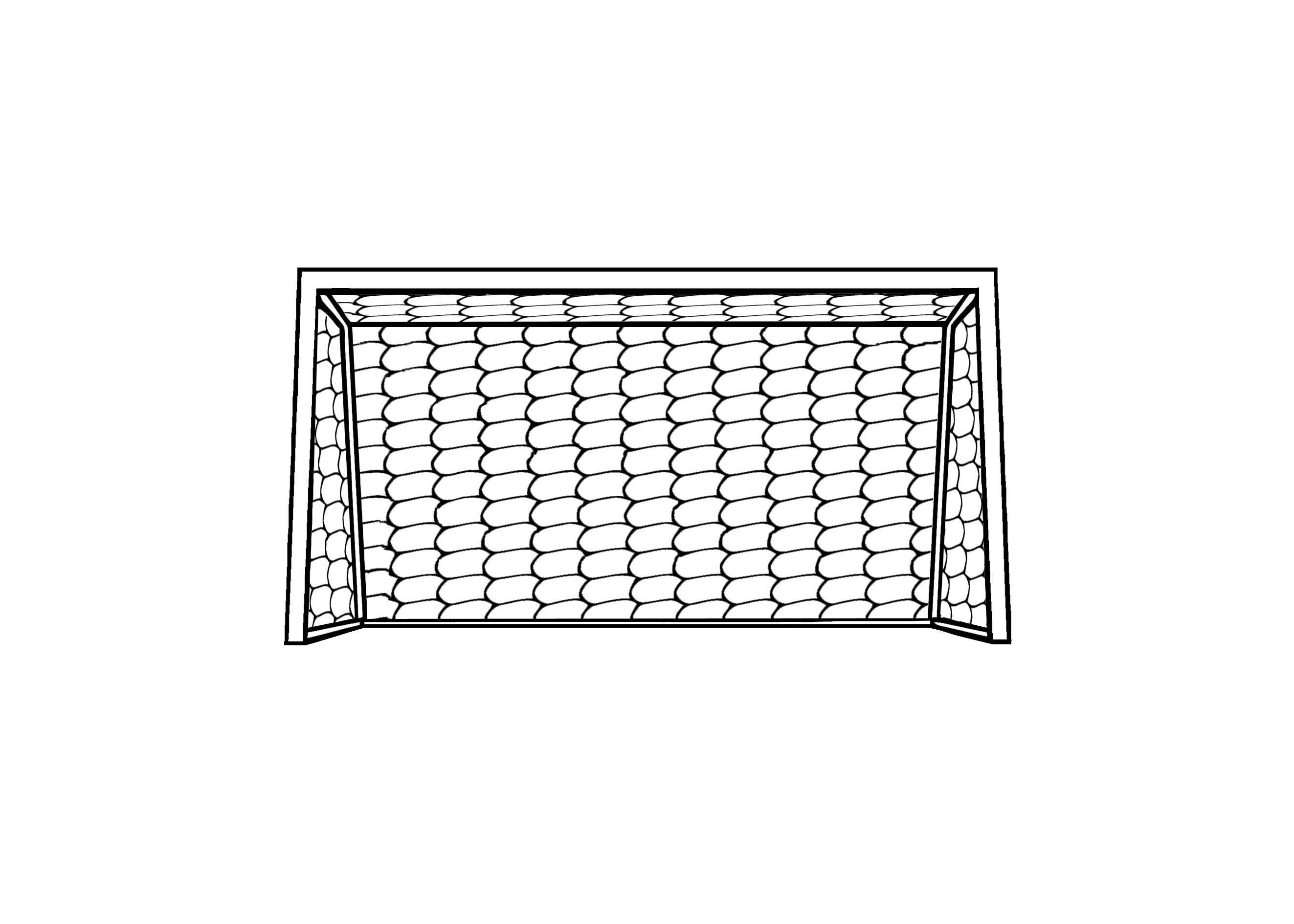 Football Soccer Goal Net Sport Bedroom Wall Art Sticker Picture Decal ...