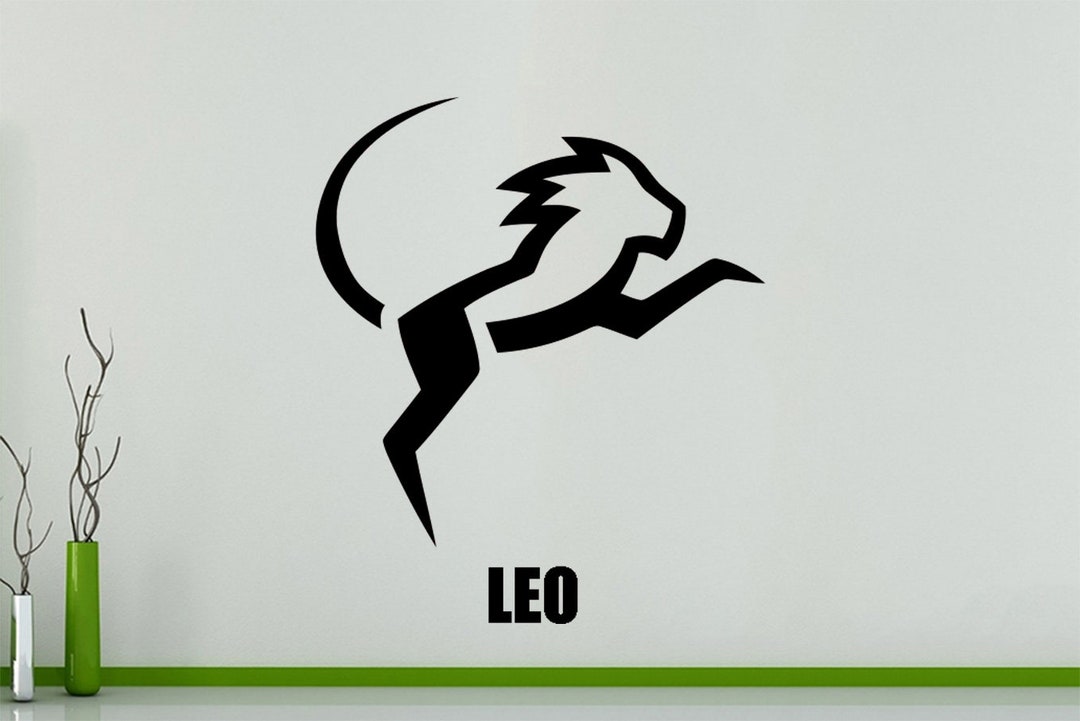 Zodiac Leo - Sign Symbol Horoscope Bedroom Picture Decal - Etsy