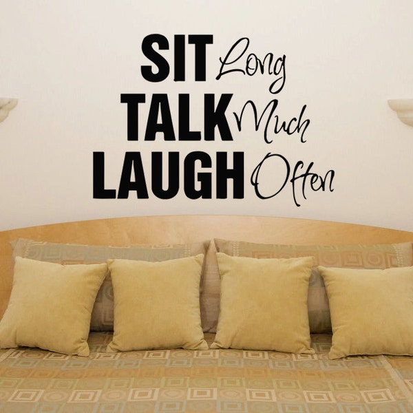 Laugh Often Sign - Etsy