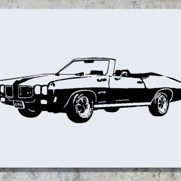 Pontiac Gto Decal - Etsy