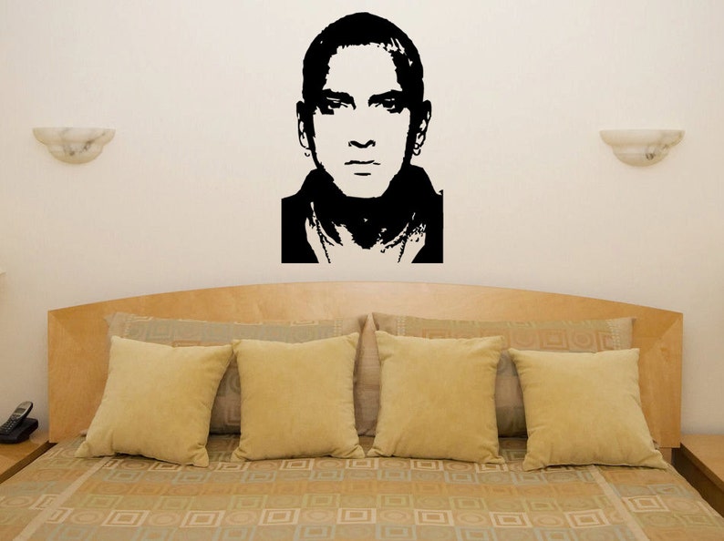 Eminem - Children's Bedroom / Living Room / Wall Art Sticker Picture ...