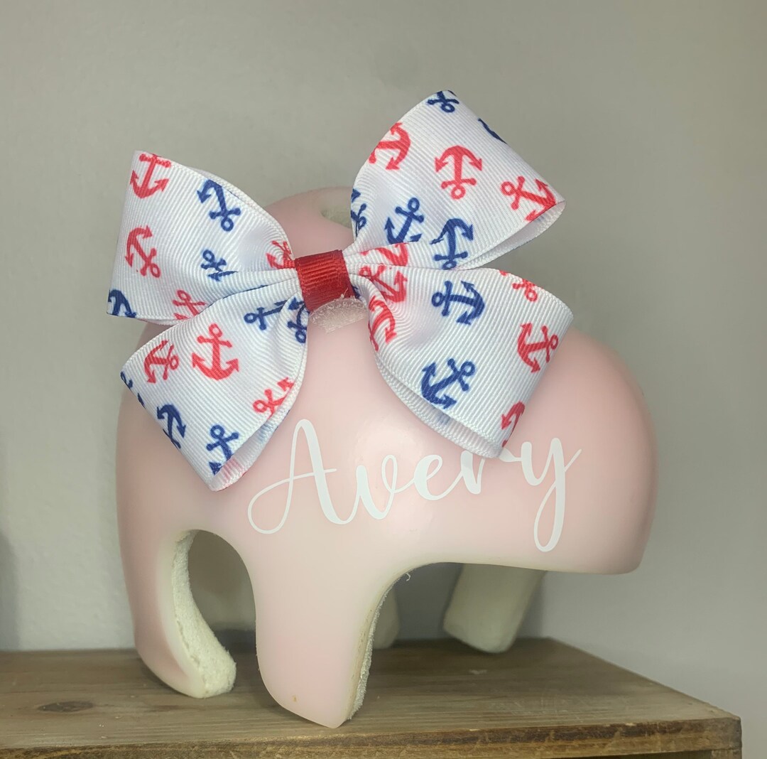 Handmade Helmet Bow PATRIOTIC - Etsy