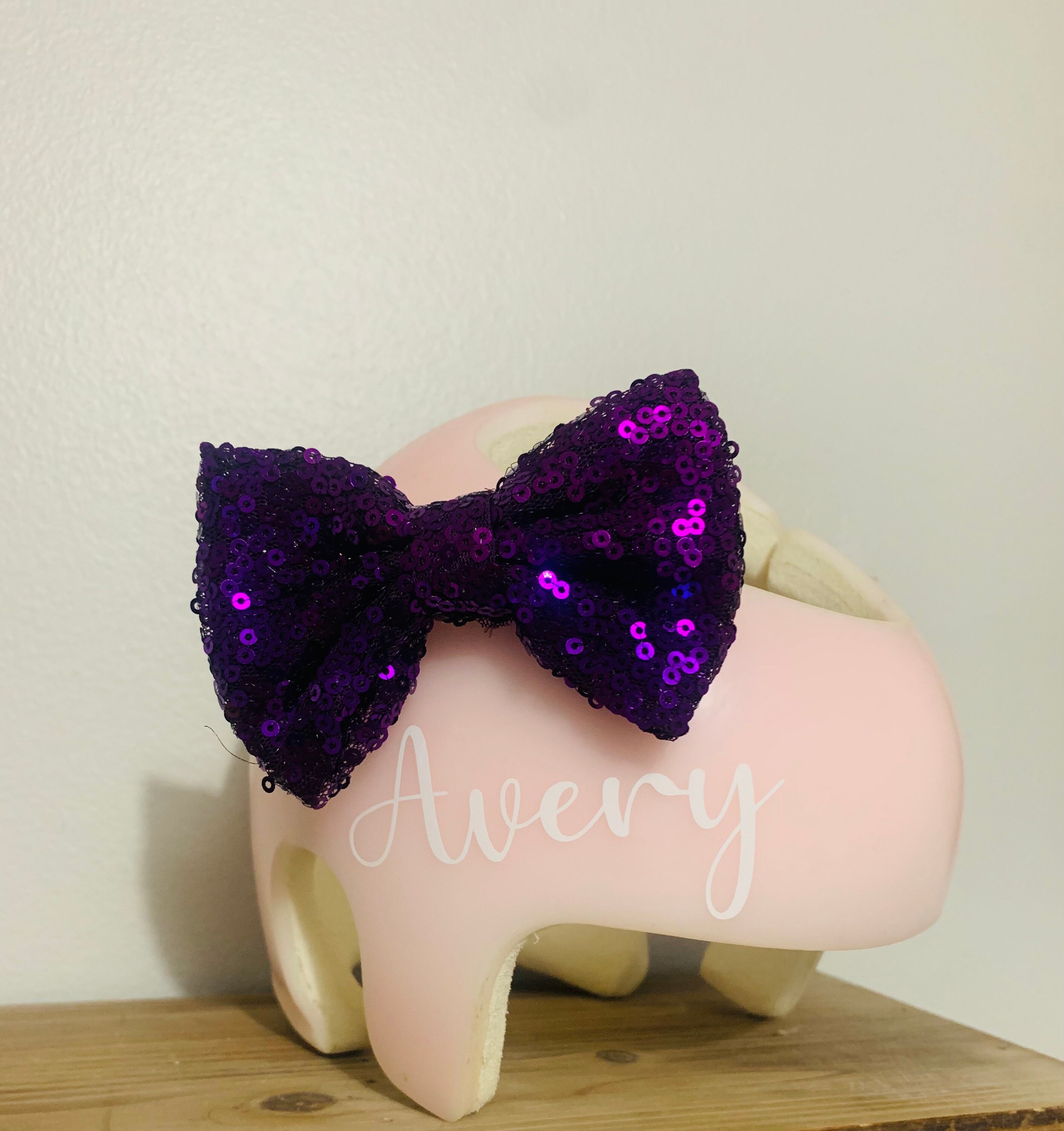 Handmade helmet bow SEQUIN BOW | Etsy