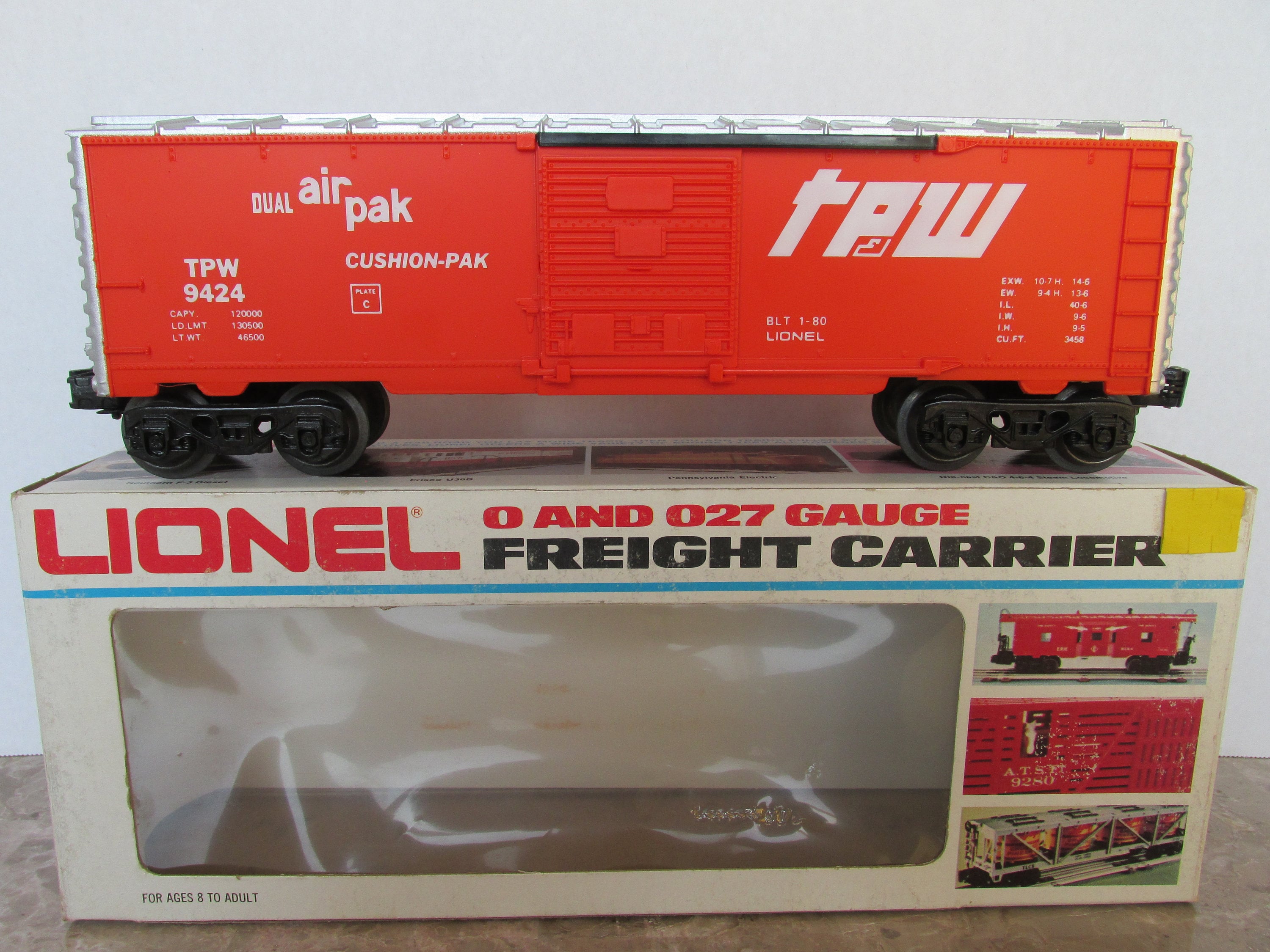 Lionel Toledo Peoria & Western (TPW) Train Car - Lionel Rolling Stock ...