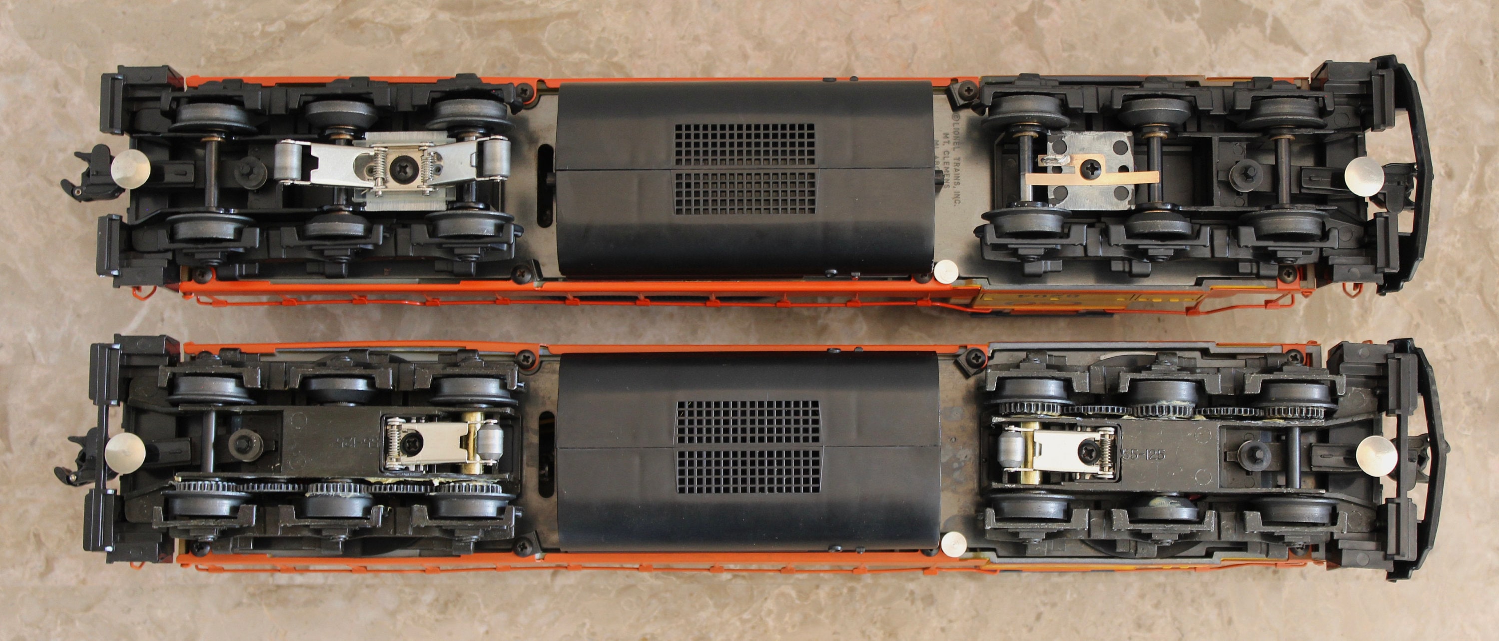 Lionel Chessie System SD40 Diesel Engine Set - Lionel Locomotives - No. 6-18201 and No. 6-18204 ...