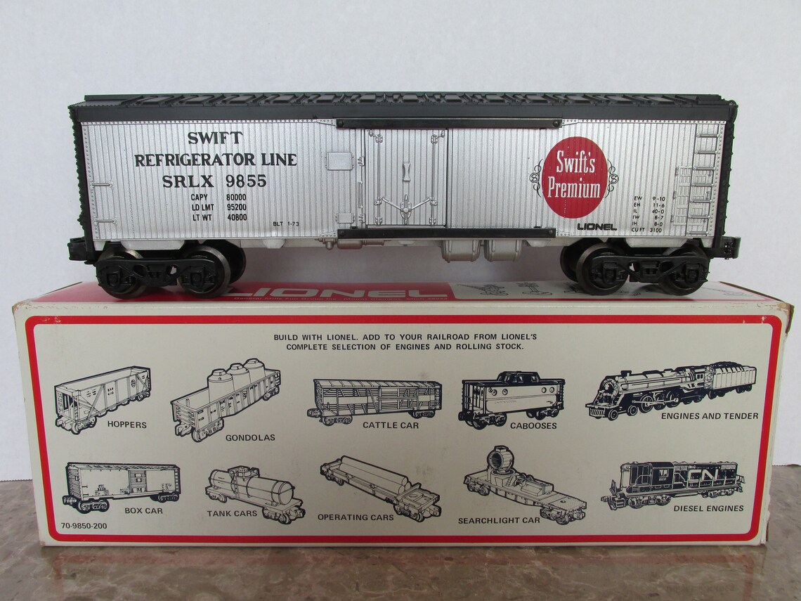 Lionel Swift Refrigerator Line Reefer Train Car Lionel Rolling Stock No ...