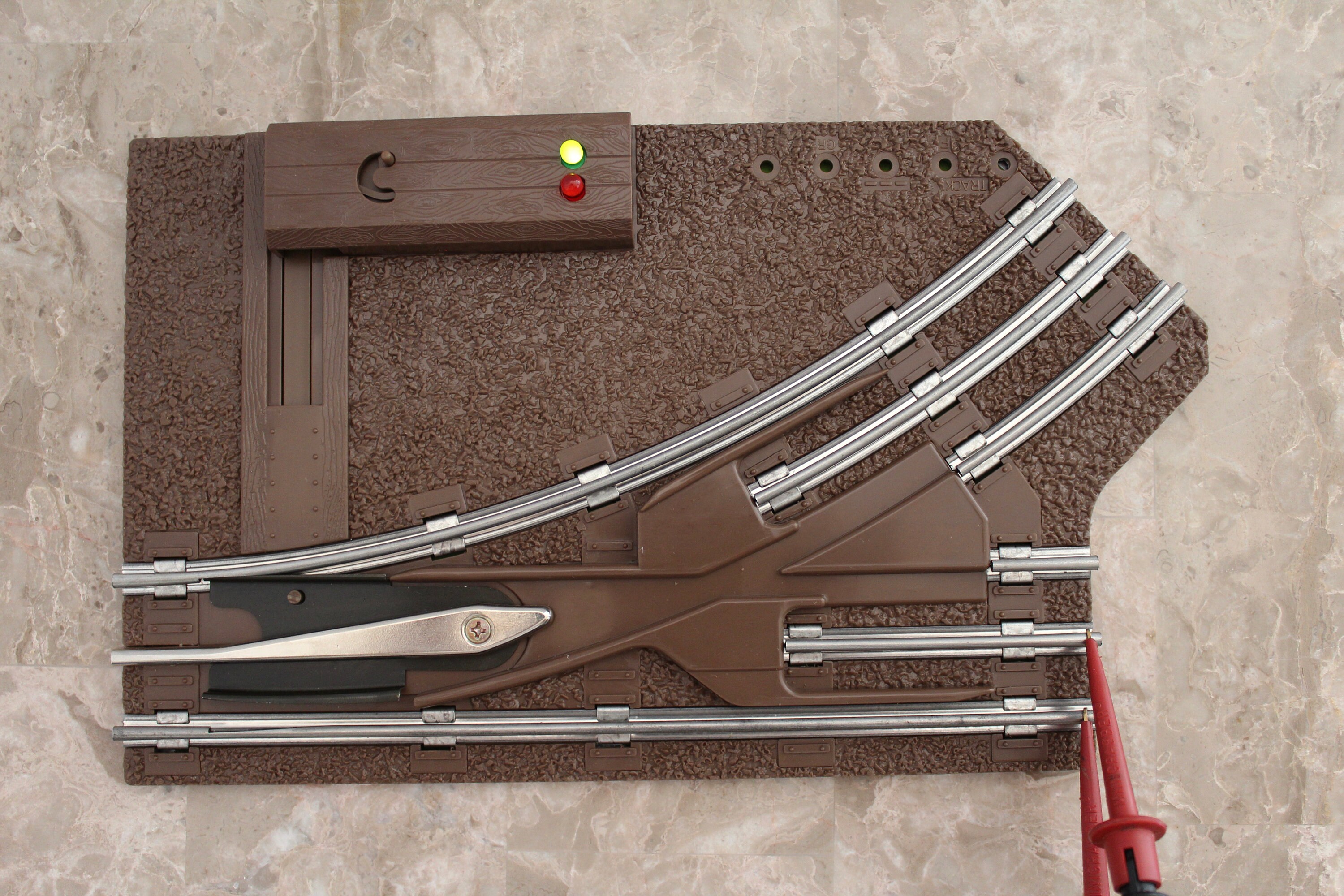 K-line 27 Curve Manual Switch Set left Hand & Right Hand K-line Track ...