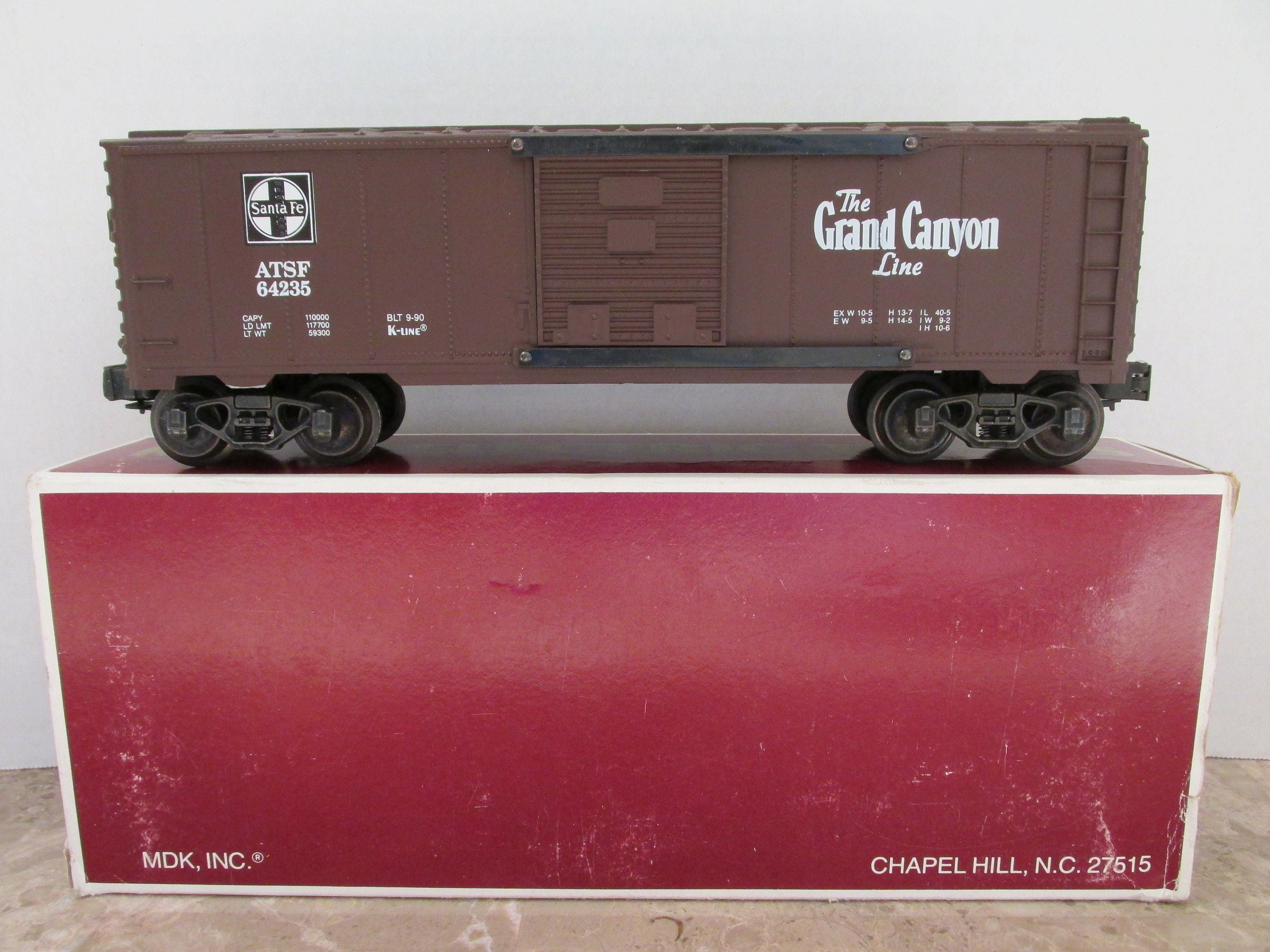 K-line Santa Fe ATSF Train Car K-line Rolling Stock No. 64235 1990 ...