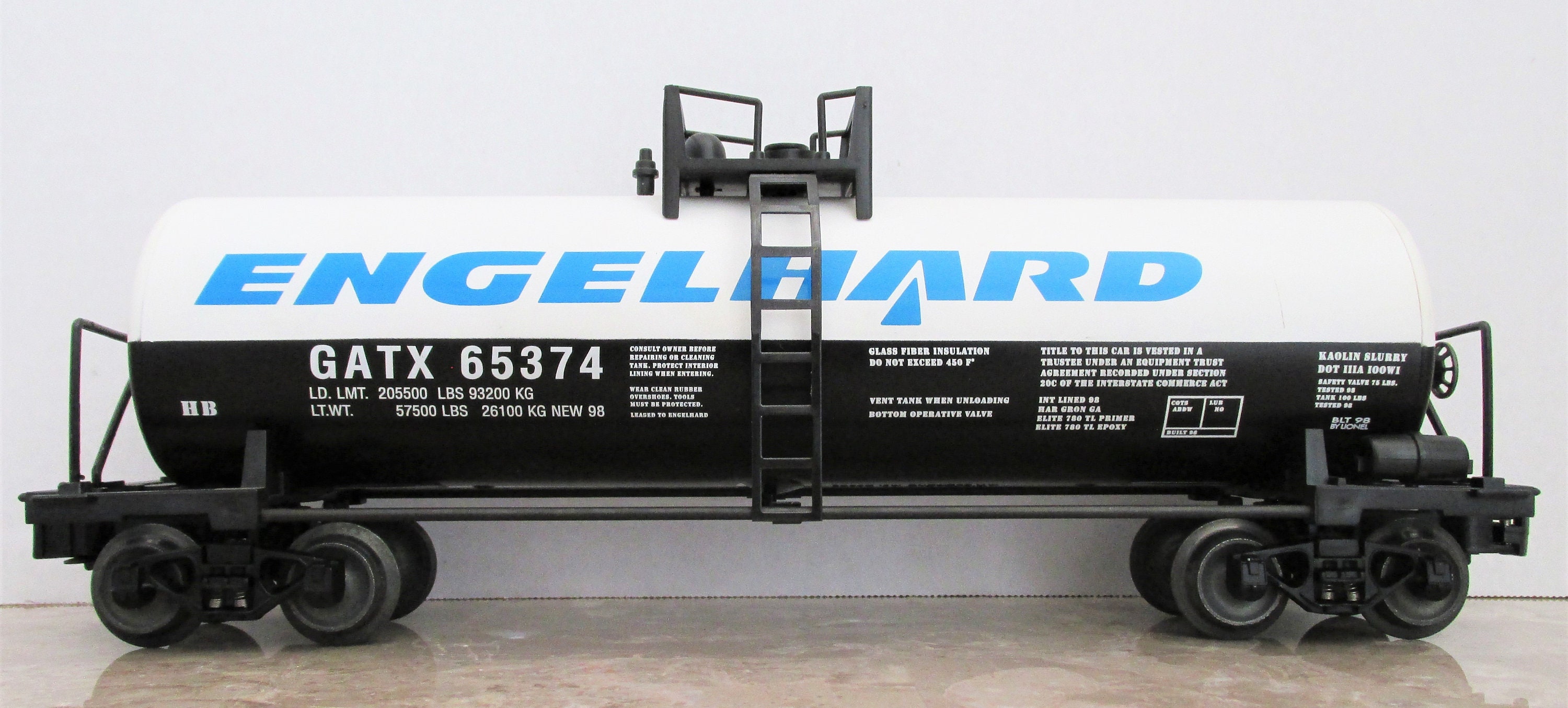 Lionel Engelhard Tank Car Lionel Rolling Stock No. 17914 - Etsy