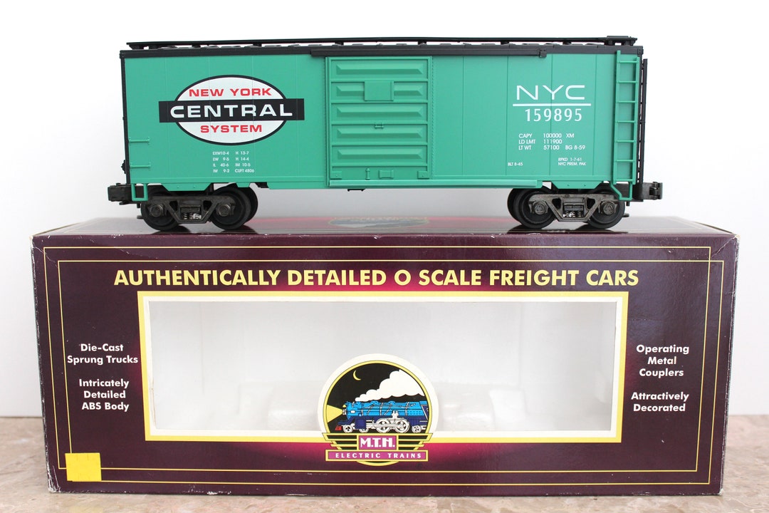 MTH New York Central Boxcar - Rolling Stock - No. MT-9300L - 1996 MTH ...