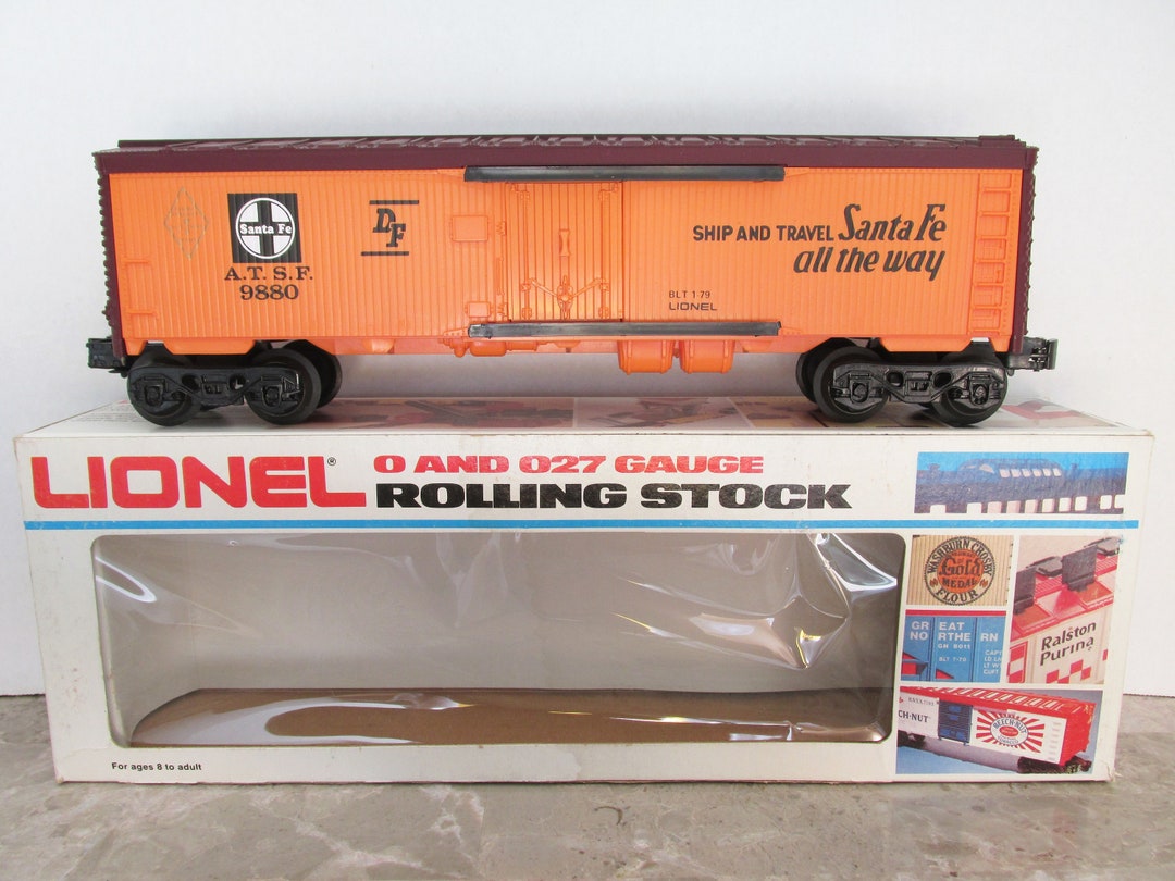 Lionel ATSF Santa Fe Reefer Lionel Rolling Stock No. - Etsy