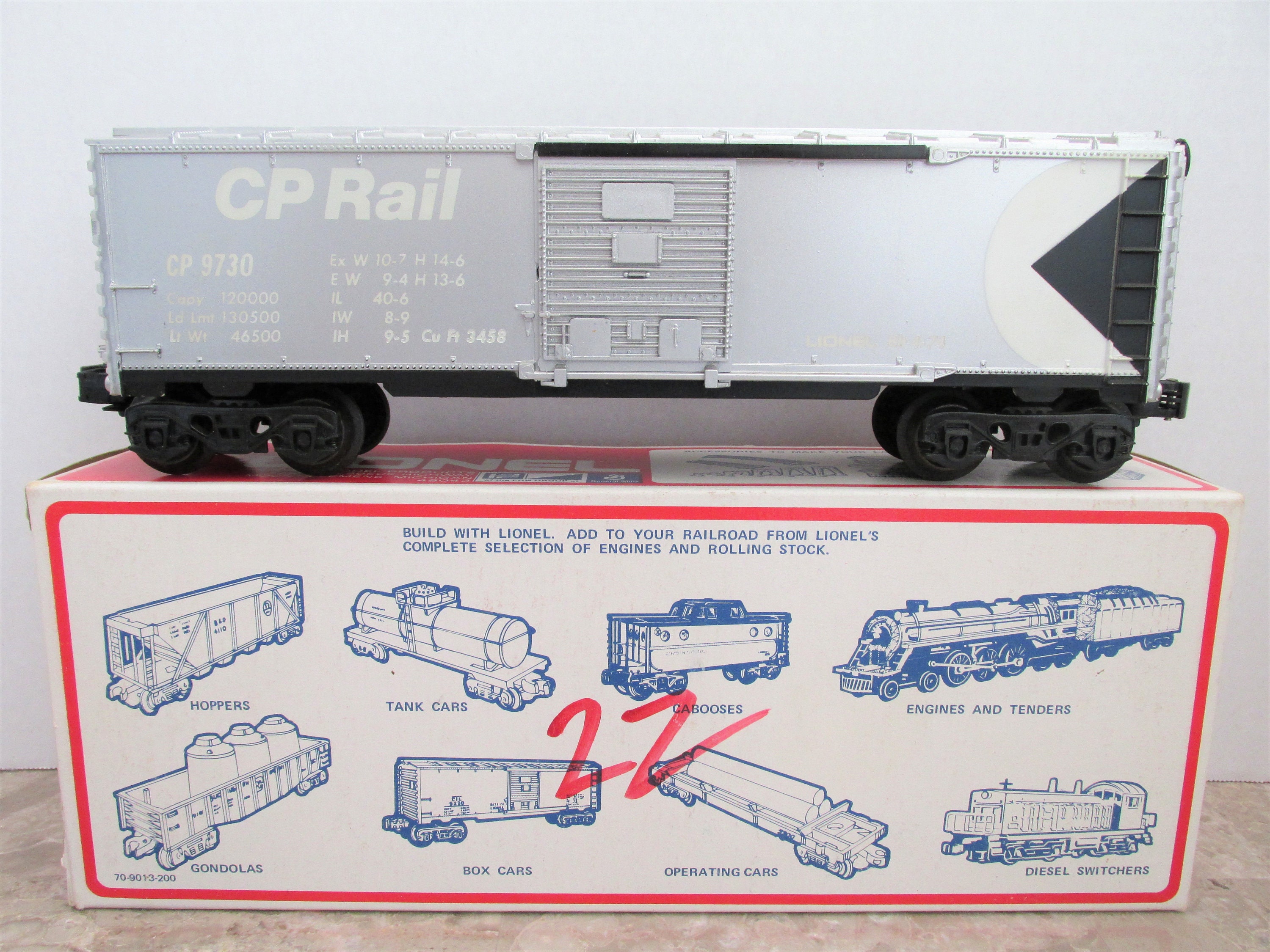 Lionel CP Rail canadian Pacific Railway Boxcar Lionel Rolling Stock No ...