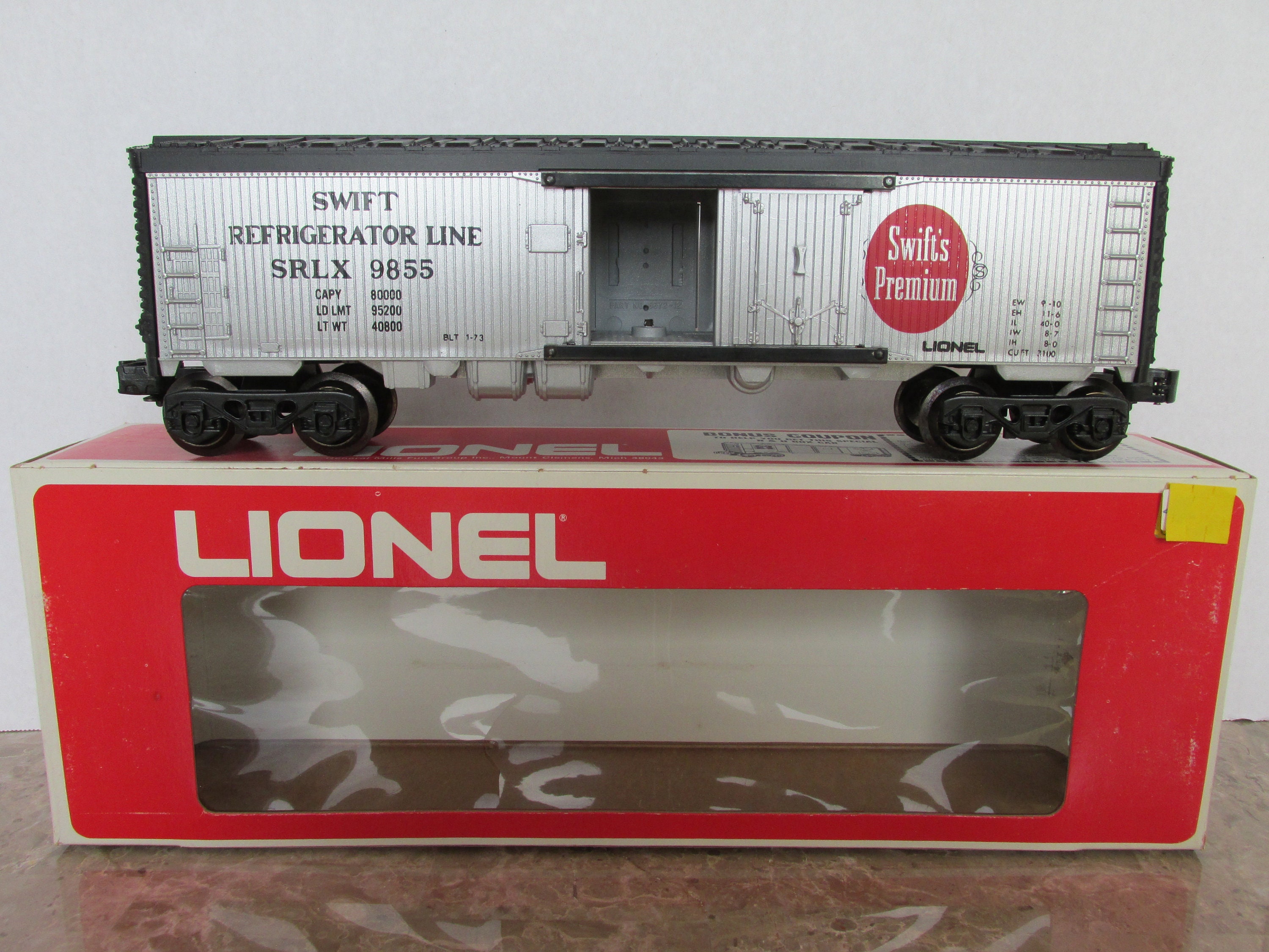 Lionel Swift Refrigerator Line Reefer Train Car Lionel Rolling Stock No ...