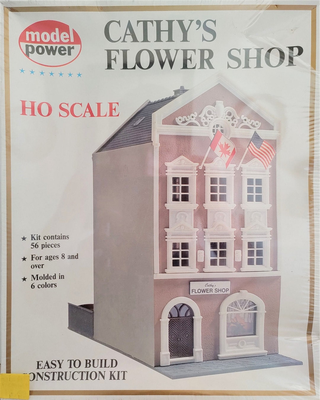 Model Power Cathy's Flower Shop - HO Scale Building Kit - No. 545 ...
