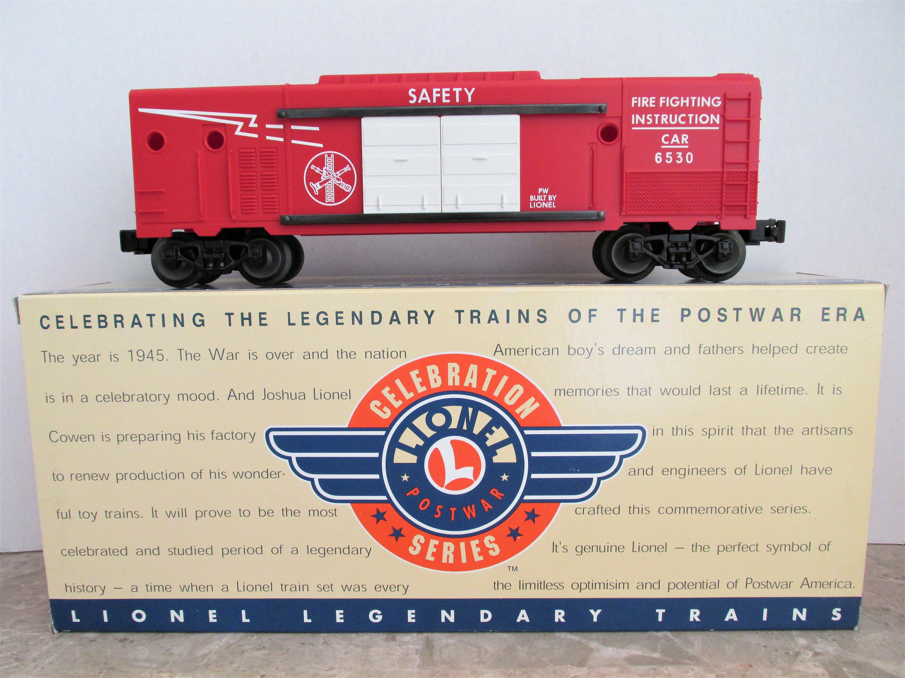 Lionel Fire Fighting Instruction Car Lionel Rolling Stock No. 6-39210 ...