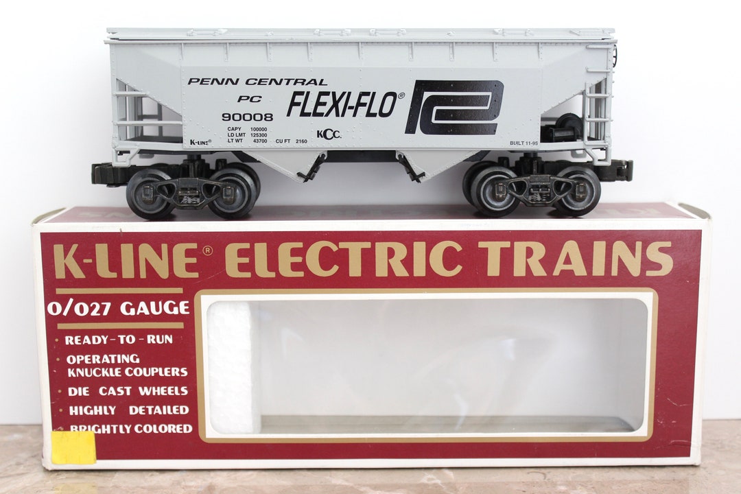 K-line Penn Central Flexi-flo Hopper Car - K-line Rolling Stock - 1995 ...