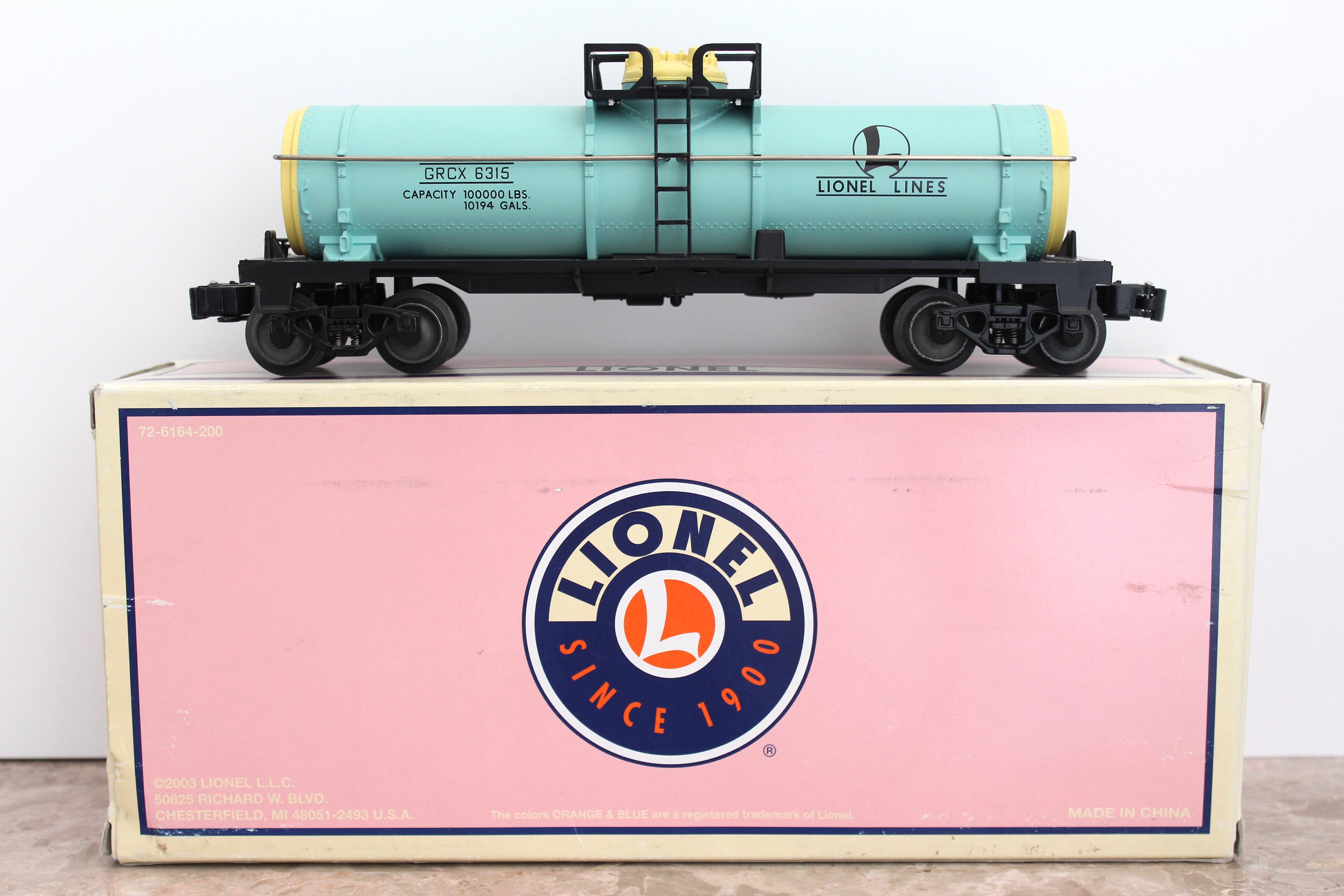 Lionel 6315 Lionel Lines Single Dome Tank Car Lionel Rolling Stock No ...