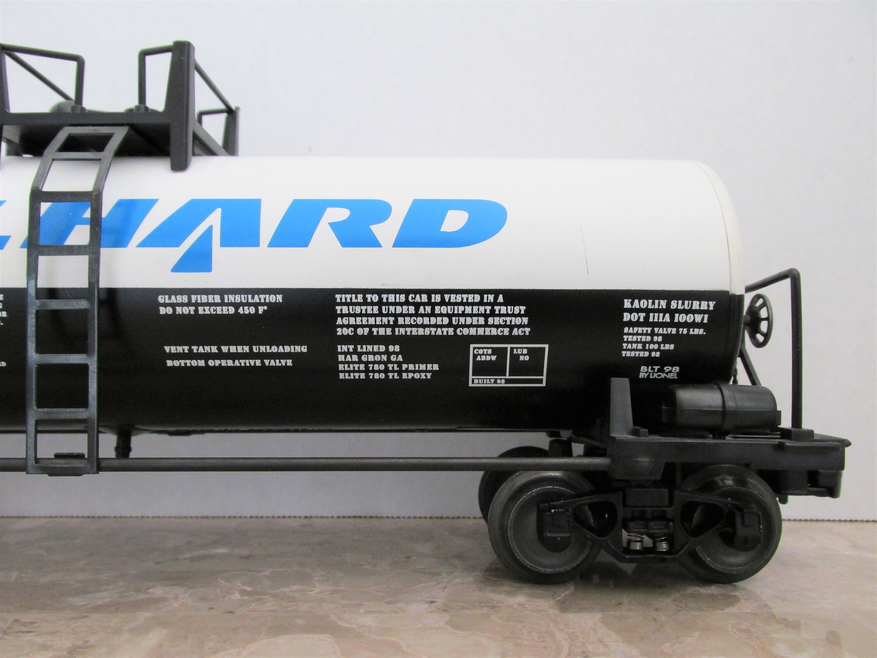 Lionel Engelhard Tank Car - Lionel Rolling Stock - No. 17914 - 1998 ...