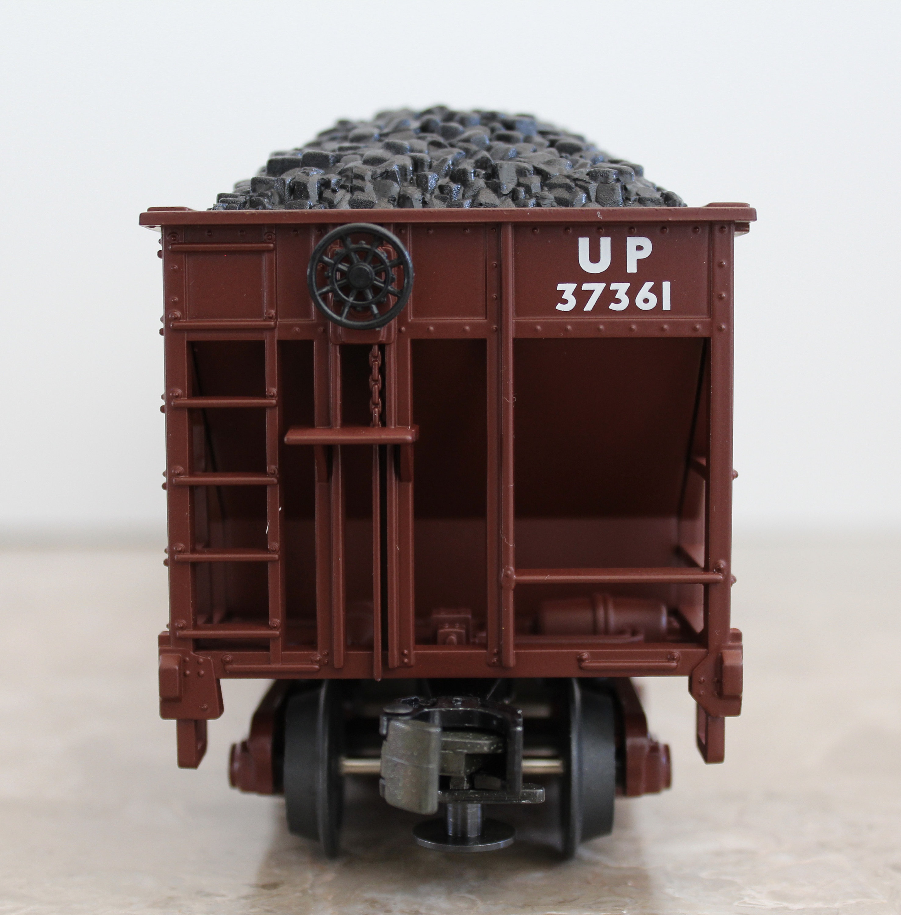 MTH Union Pacific Four Bay Coal Hopper With Coal Load MTH Rolling Stock No. 20-90023A 2000 MTH ...