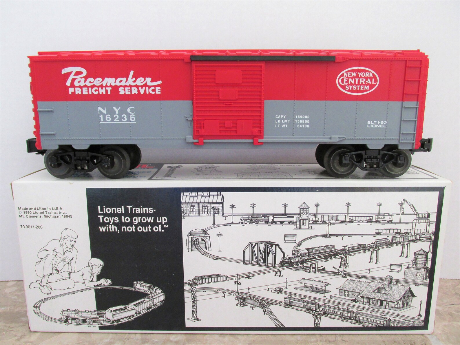 Lionel New York Central Pacemaker Train Car Lionel Rolling Stock No ...