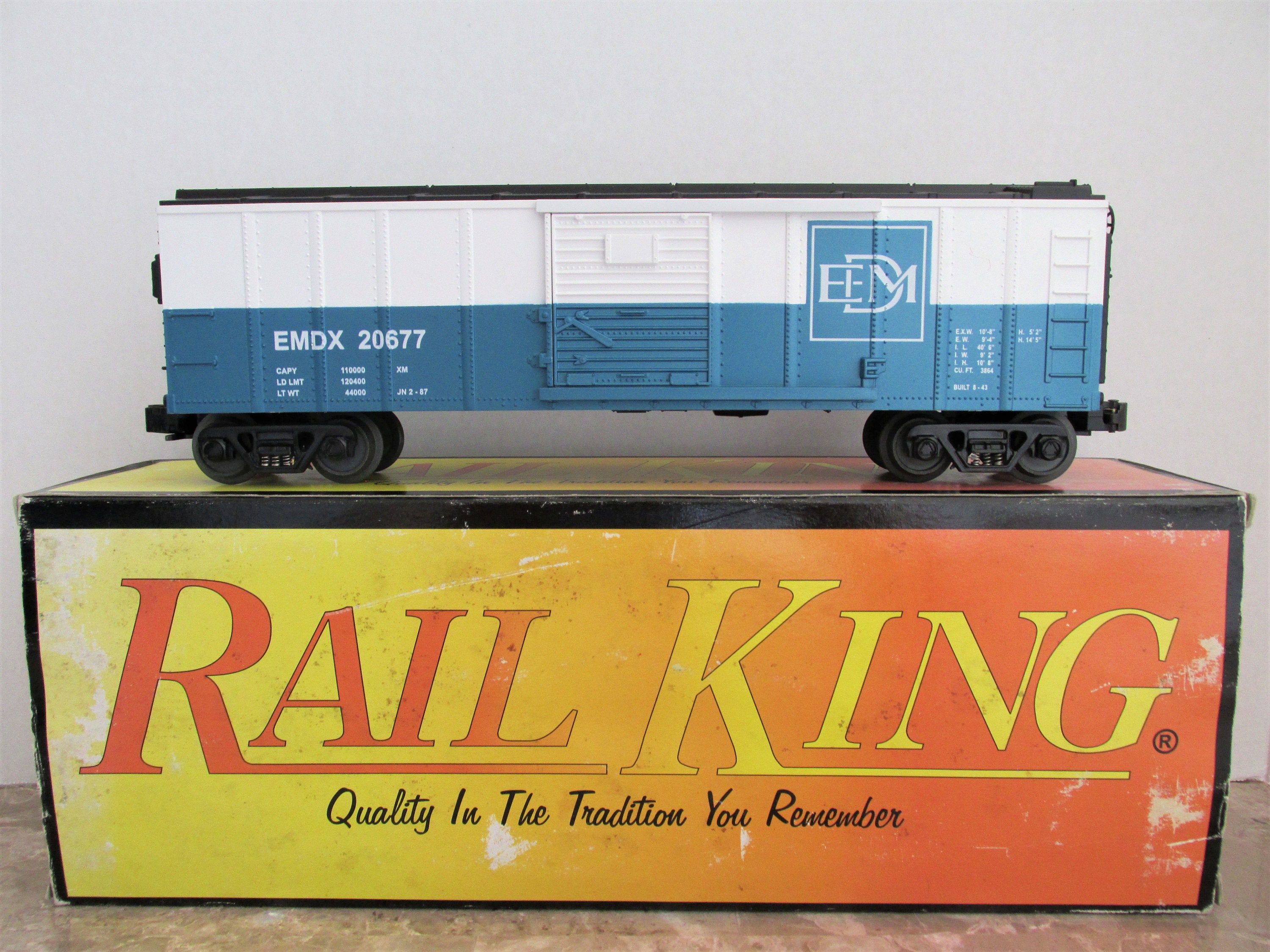 MTH Electro Motive Division Boxcar MTH Rolling Stock Item No. 30-7012A ...