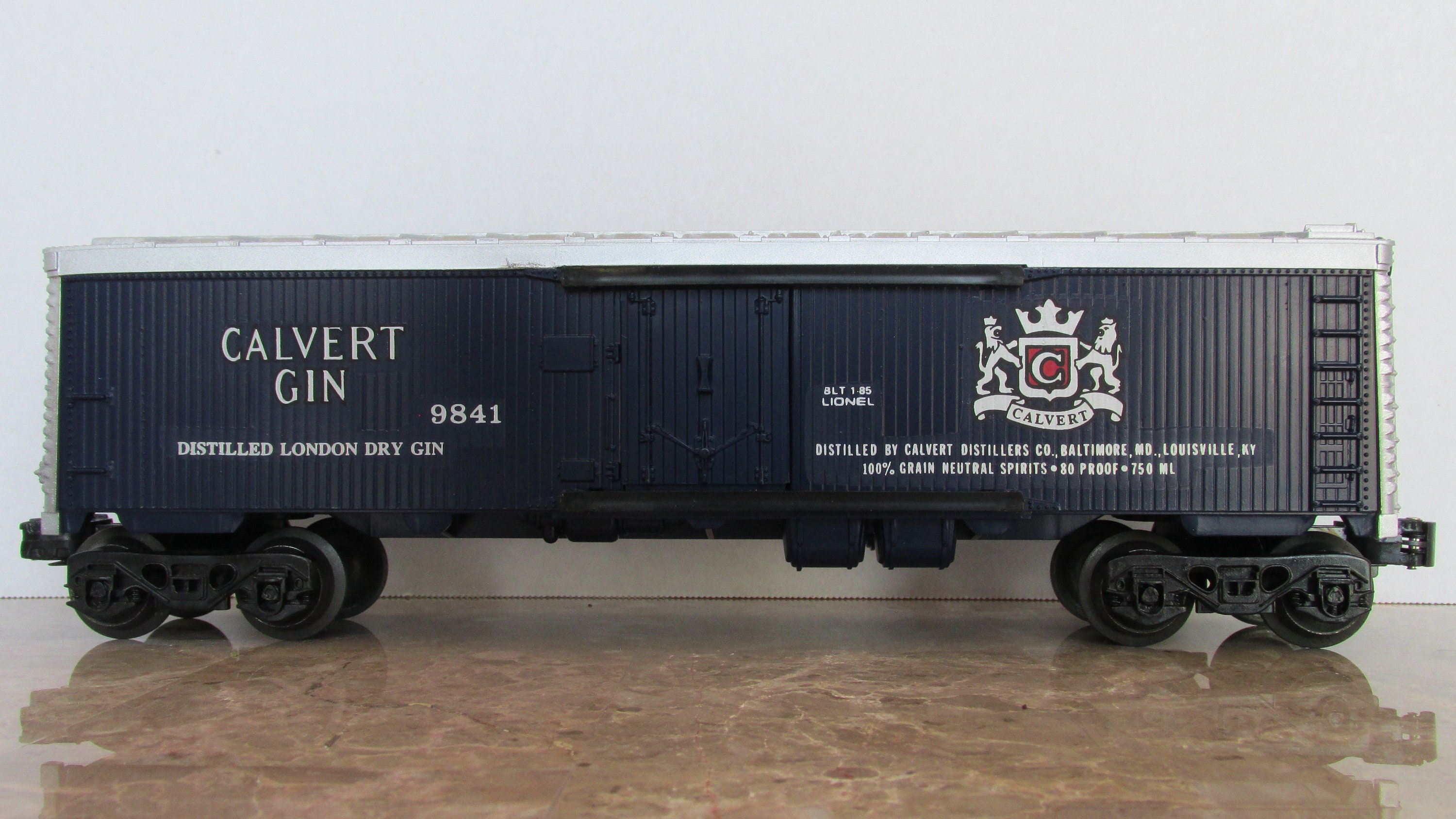 Lionel Calvert Gin Reefer Train Car Lionel Rolling Stock No. 9841 1985 ...