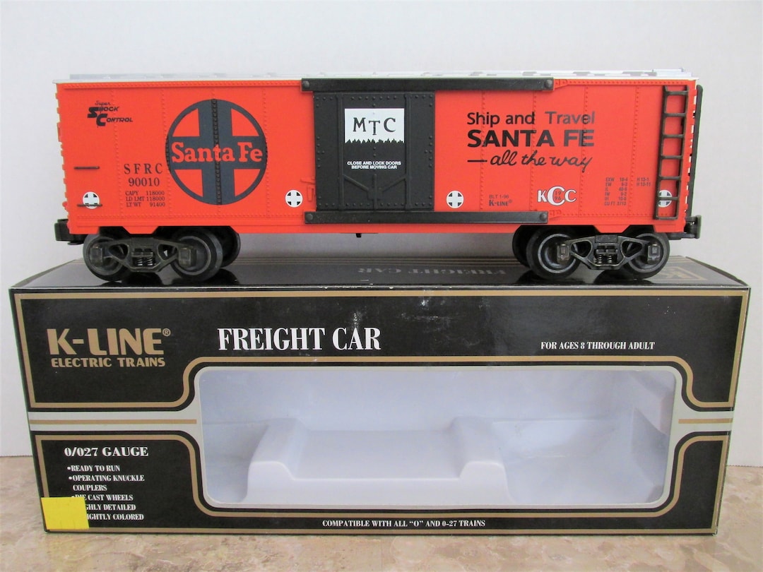 K-line Santa Fe Steel Sided Classic Reefer - K-line Rolling Stock - No ...