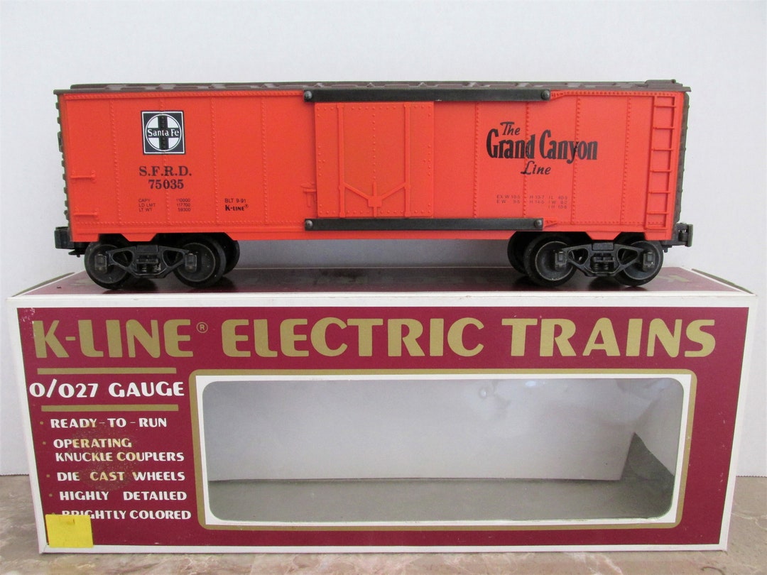 K-line Santa Fe Boxcar - K-line Rolling Stock - No. K-75035 - 1991 K ...