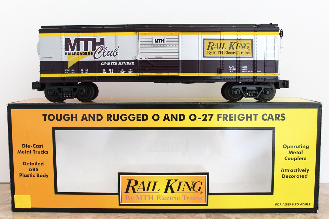 MTH Railroaders Club Boxcar - MTH Rolling Stock - No. 30-7423 - 1998 ...