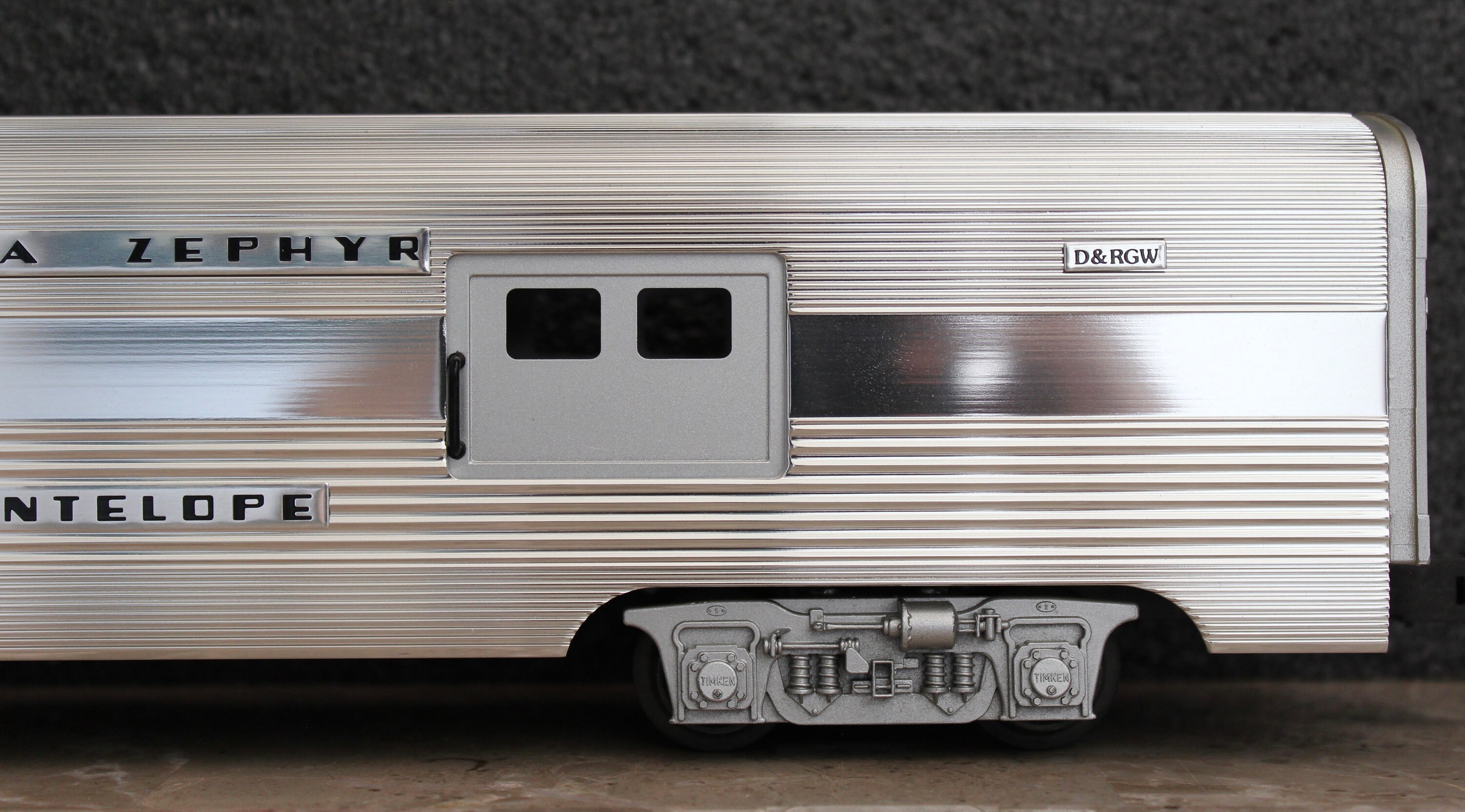 Lionel TCA California Zephyr Full Vista Baggage Aluminum Car - Lionel ...