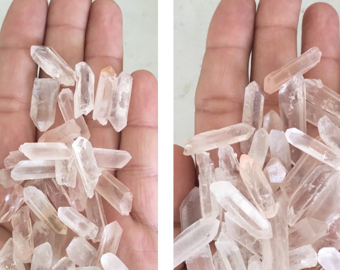 Quartz Crystal Points, Clear Quartz Bulk Lots Short Crystals 3-5mm ...