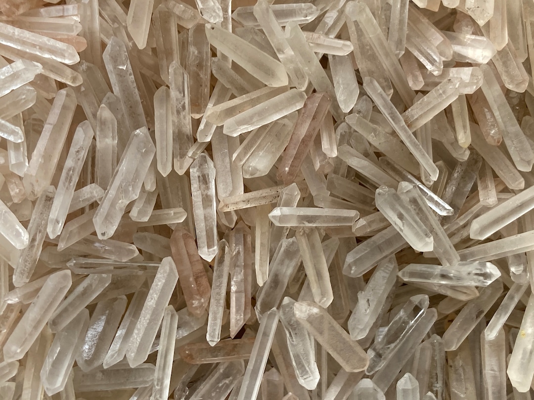 Double Terminated Xx-small Clear Quartz Crystal Points, Tiny Crystals ...