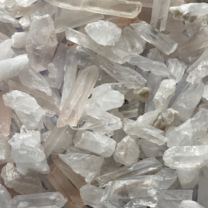 Quartz Crystal Shards, Broken Crystal Fragments, Natural Unpolished ...