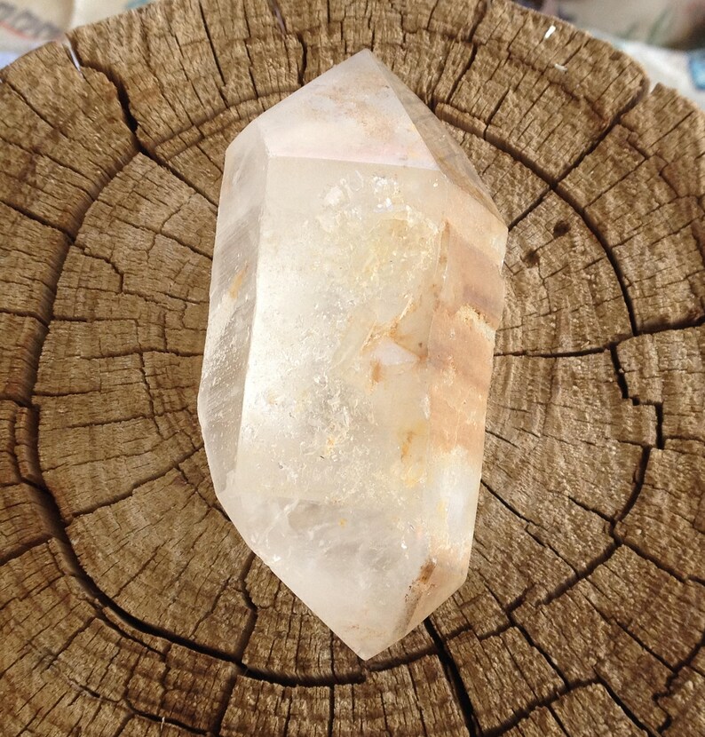 Large Double Terminated Quartz Crystal Clear Quartz Double - Etsy