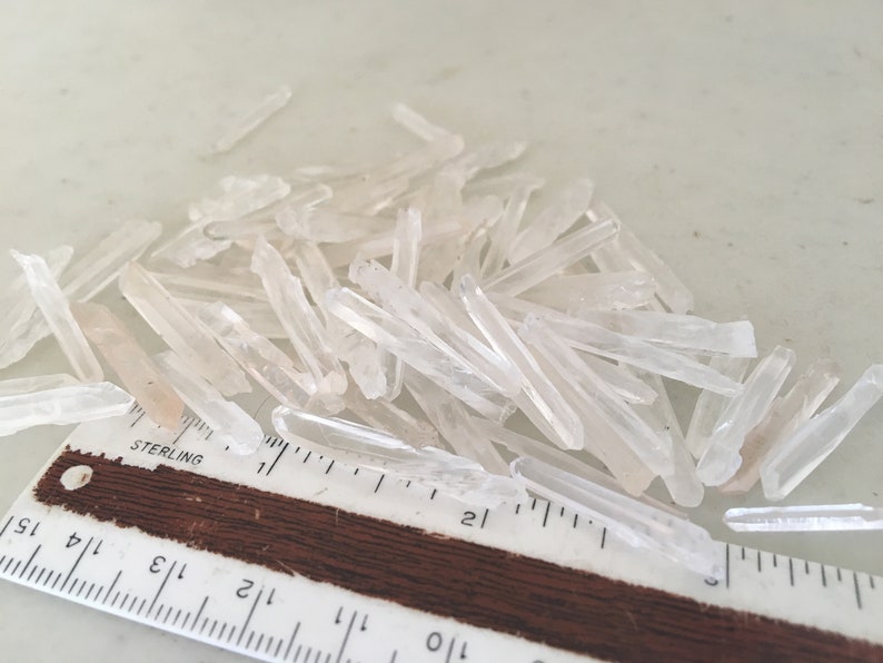 Long Thin Clear Quartz Crystal Points Bulk Lots Quartz | Etsy