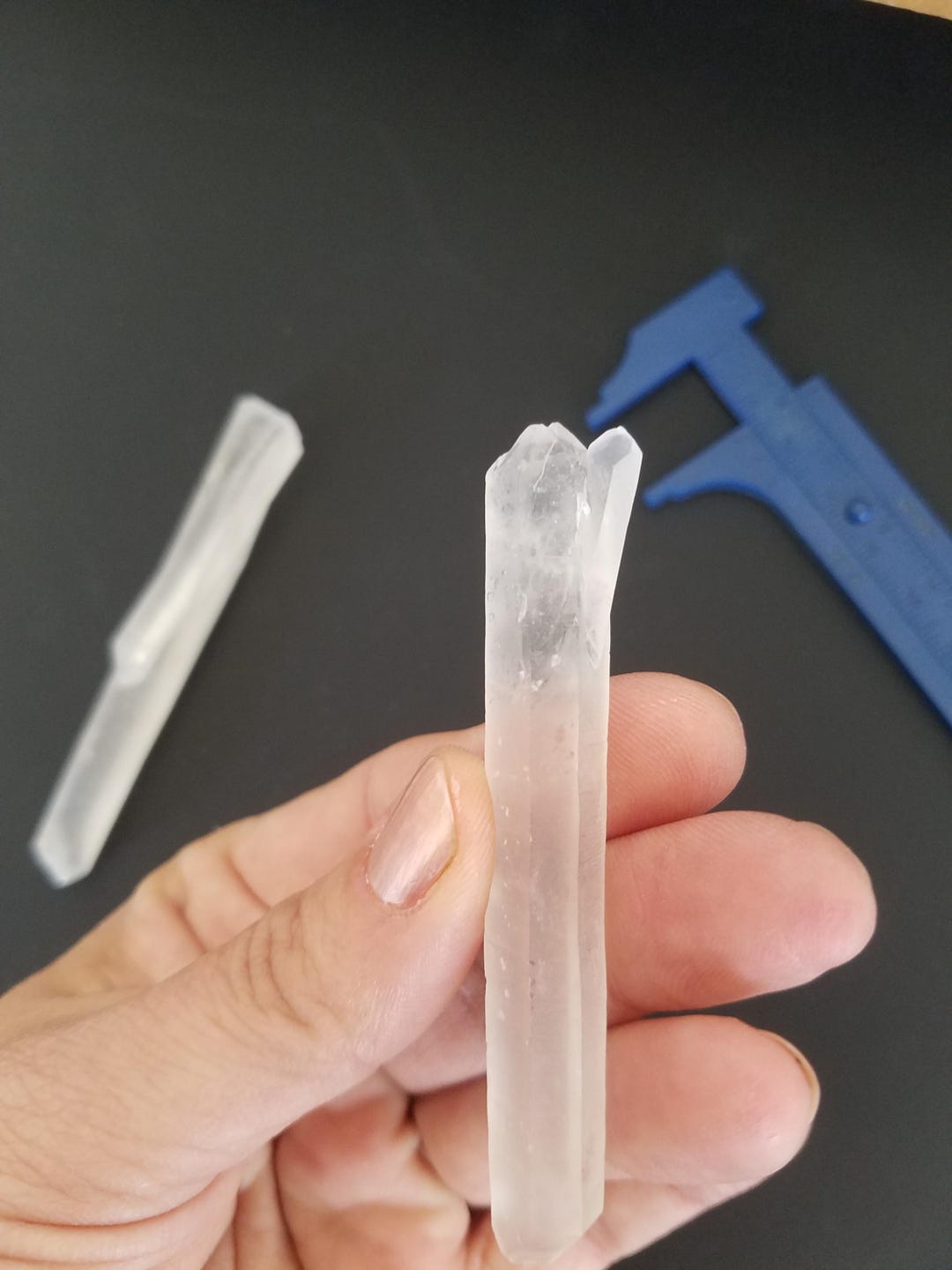 Rare Singing Quartz Crystal Wand, Double Terminated Quartz Point, 3 ...