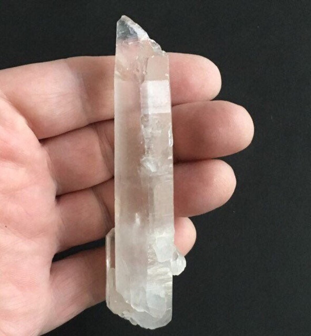 Clear Quartz Empath Guardian Crystal Point, Massage Wand Grounding ...