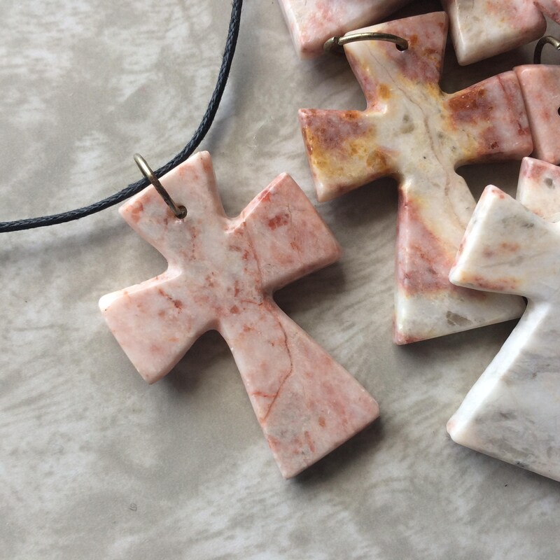 Gemstone Cross - Etsy