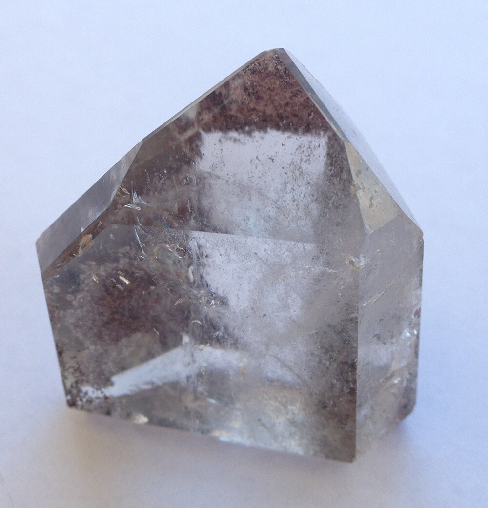 Shaman Crystal Polished Quartz Standing Point with Inclusion | Etsy