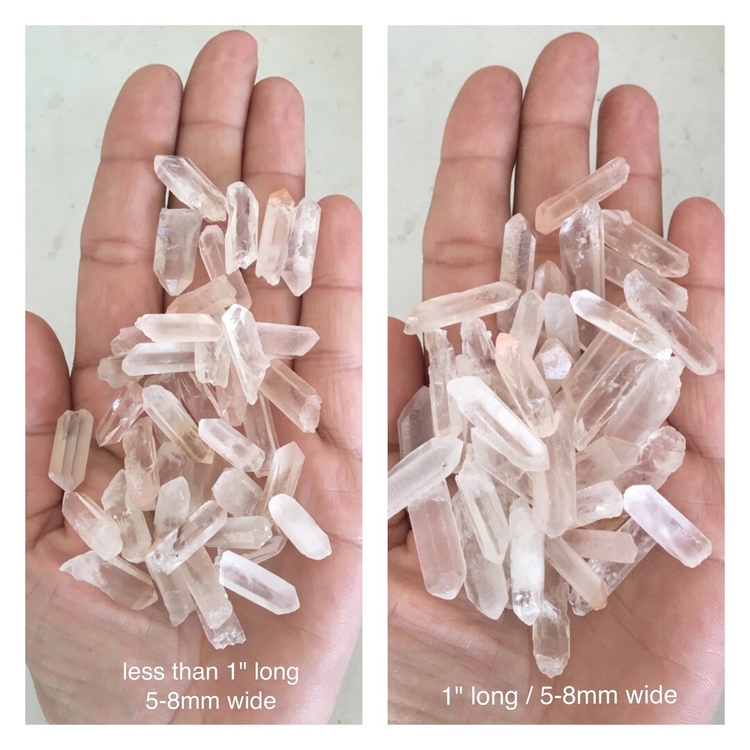 Short Quartz Crystal Points, Bulk Lots Clear Quartz Crystals 5-8mm ...