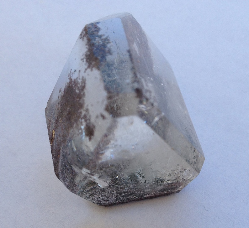 Shaman Crystal Polished Quartz Standing Point with Inclusion | Etsy