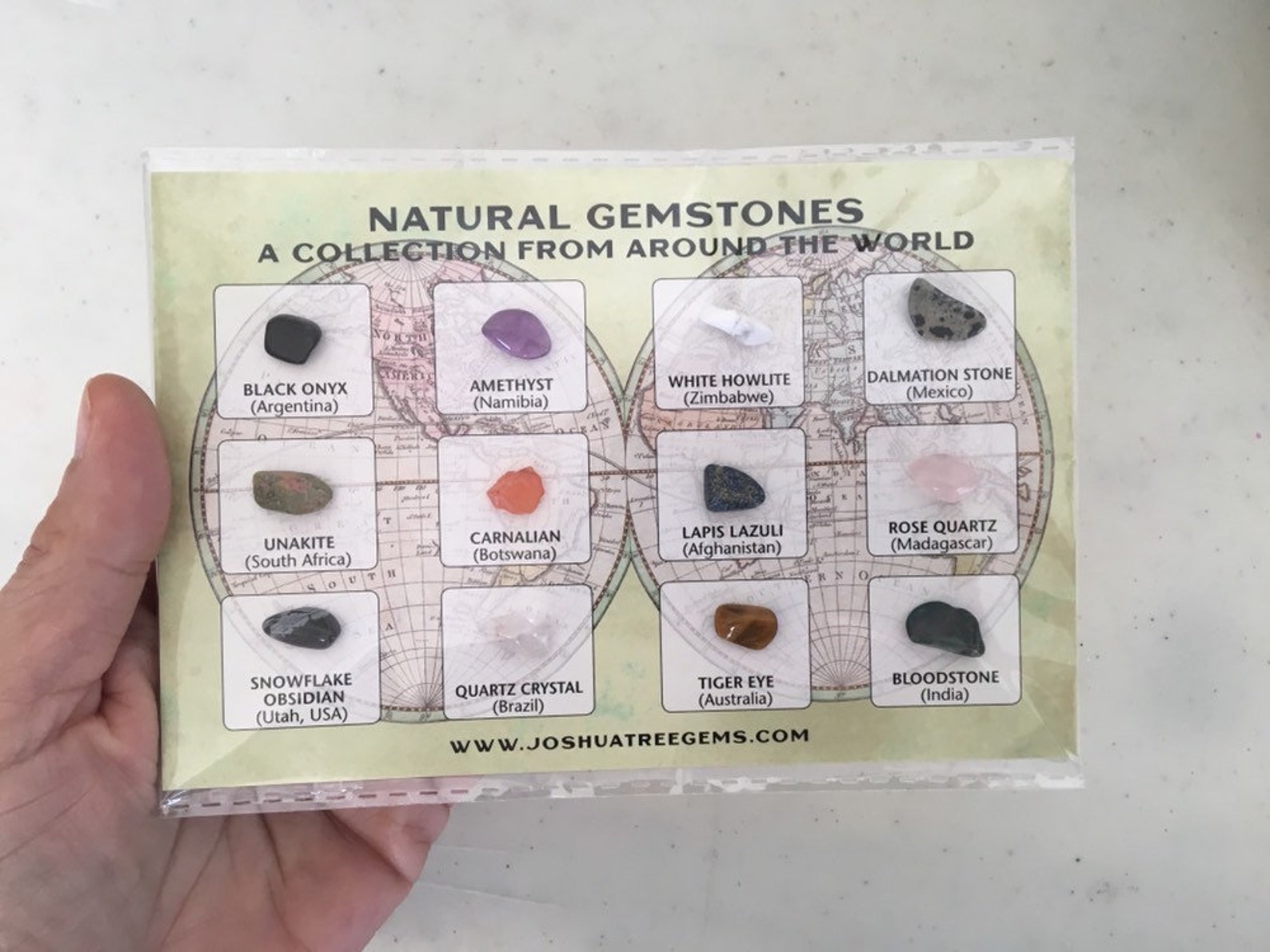 Gemstone Set Rock Collection Assorted Natural Gemstones From - Etsy