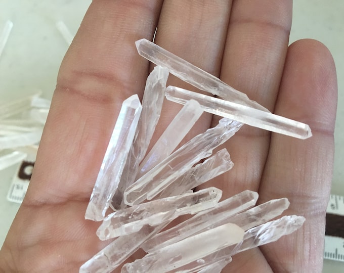 Long Thin Clear Quartz Crystal Points, Bulk Lots Quartz Crystal Jewelry ...