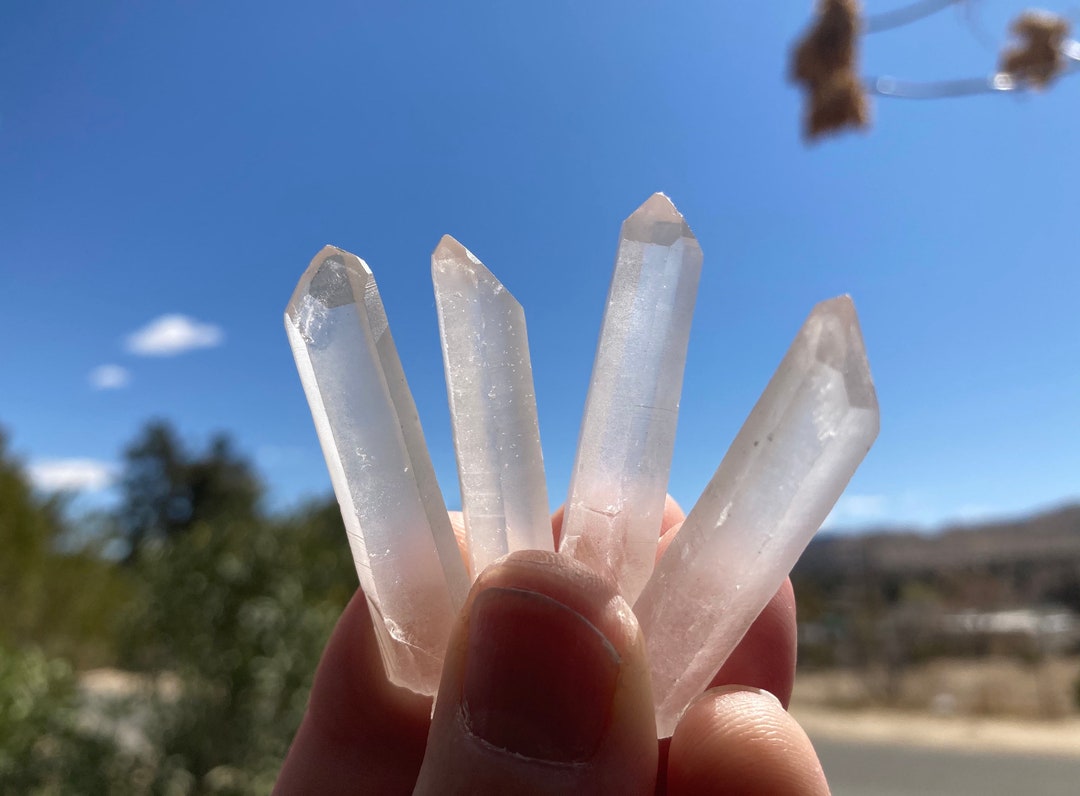 Quartz Crystal Natural Raw Points, Clear Quartz Crystal 1 Long ...