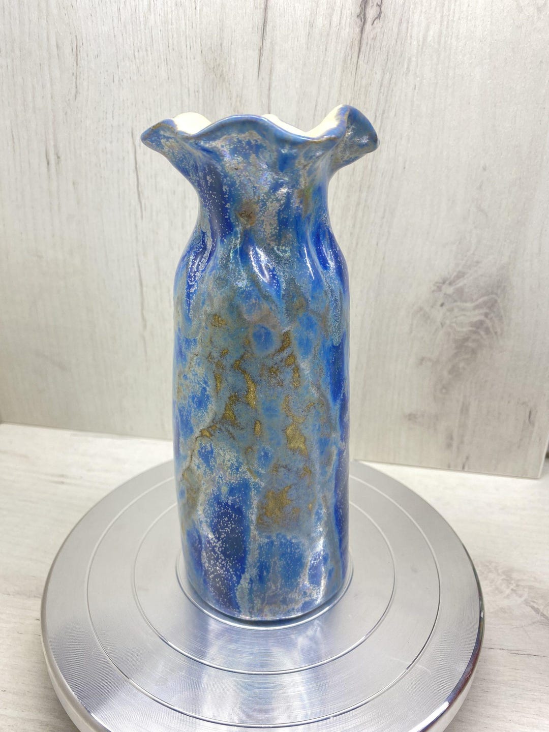 Voice of Deep Water - a Ceramic Vase in Which the Blue of the Universe ...