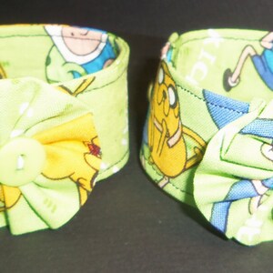 Adventure Time Character Inspired Fabric Snap Bracelet - Etsy